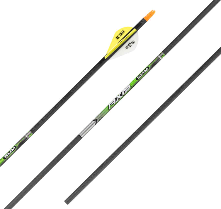 Easton 5mm Axis Fletched Arrows 6PK – West Coast Archery Shop
